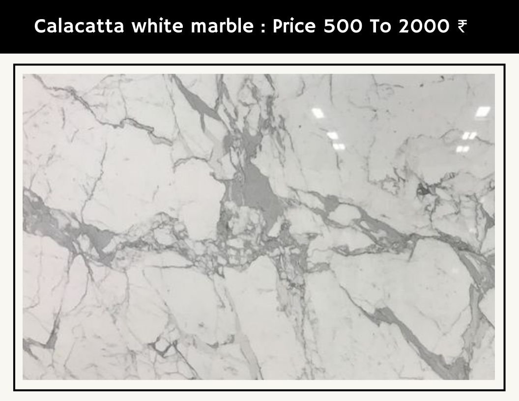 Calacatta white marble | bhandari marble group india
