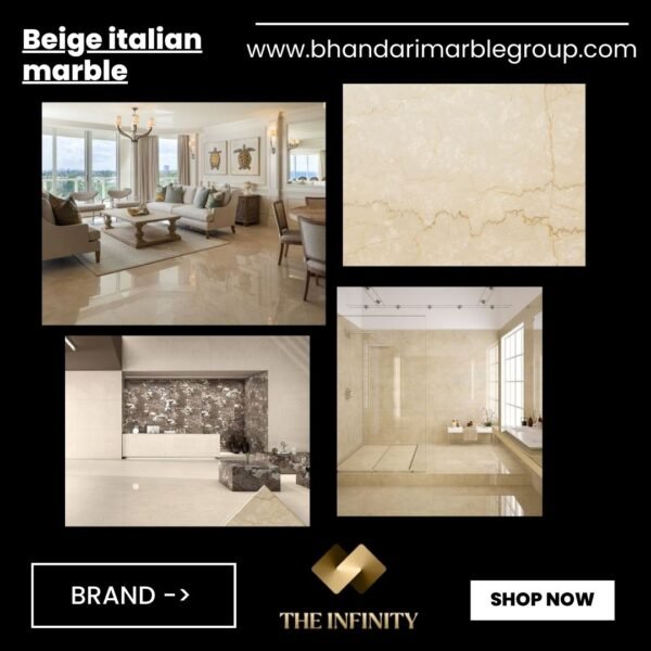 Beige italian marble