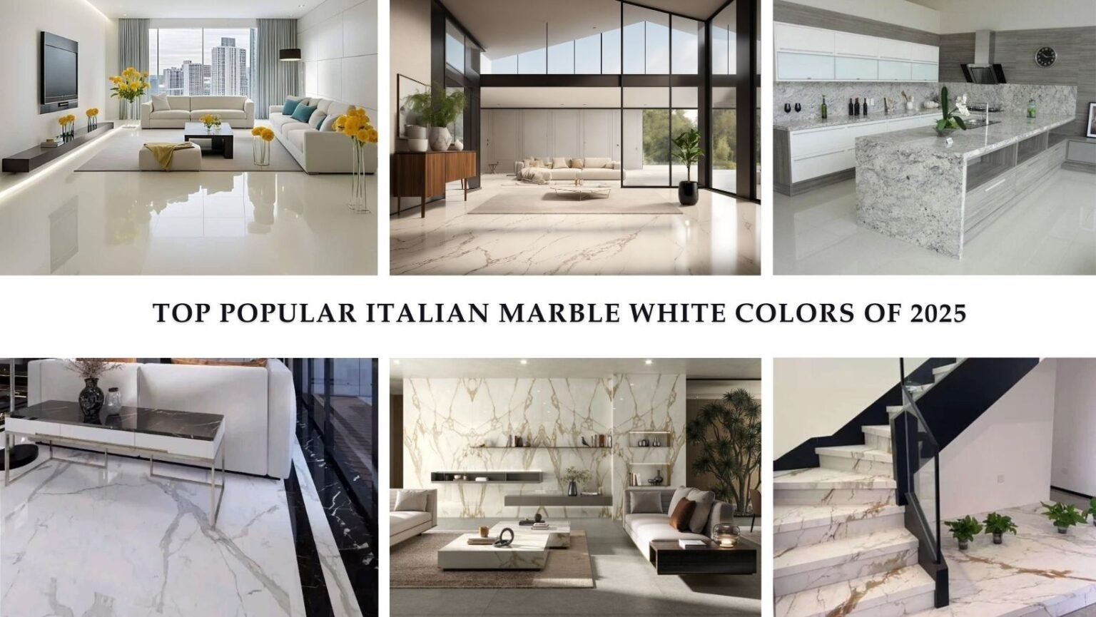 Top 10 Popular Italian White Marble Colors